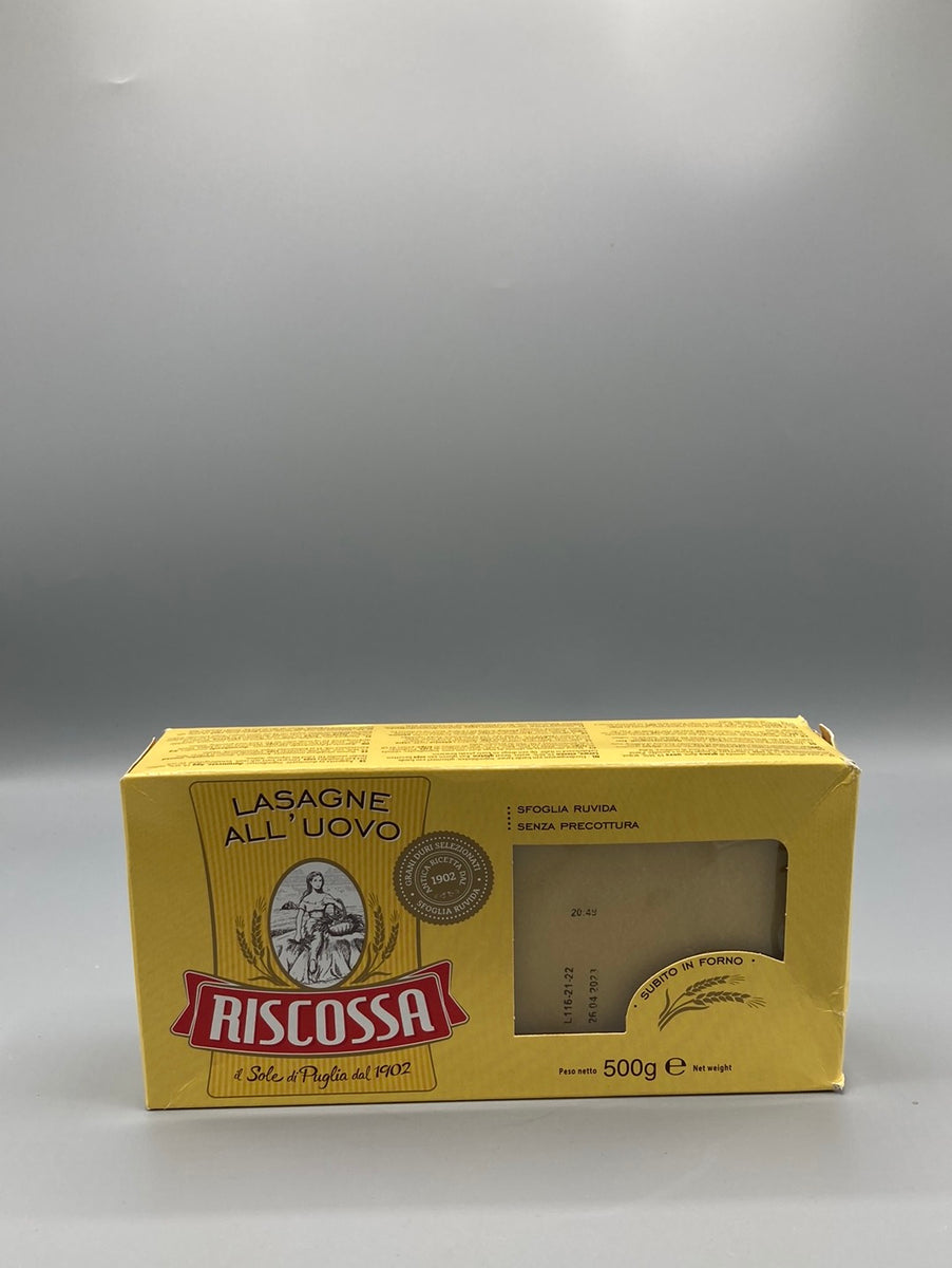LASAGNE ALL’UOVO - RISCOSSA ni – Épicerie brutes